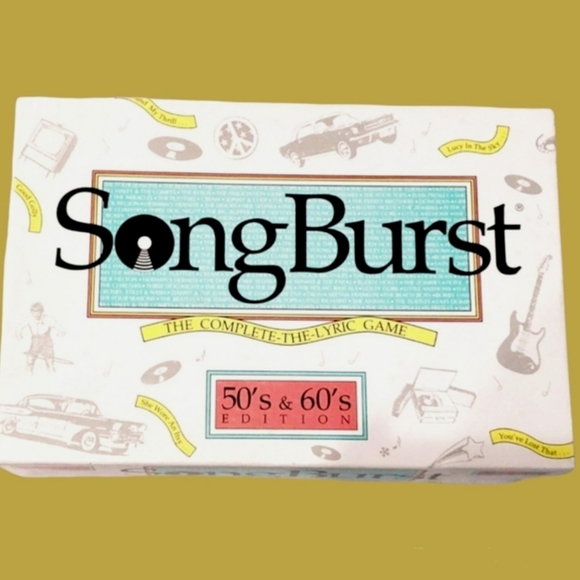 Games | Vintage Board Game Songburst 5s 60s | Poshmark